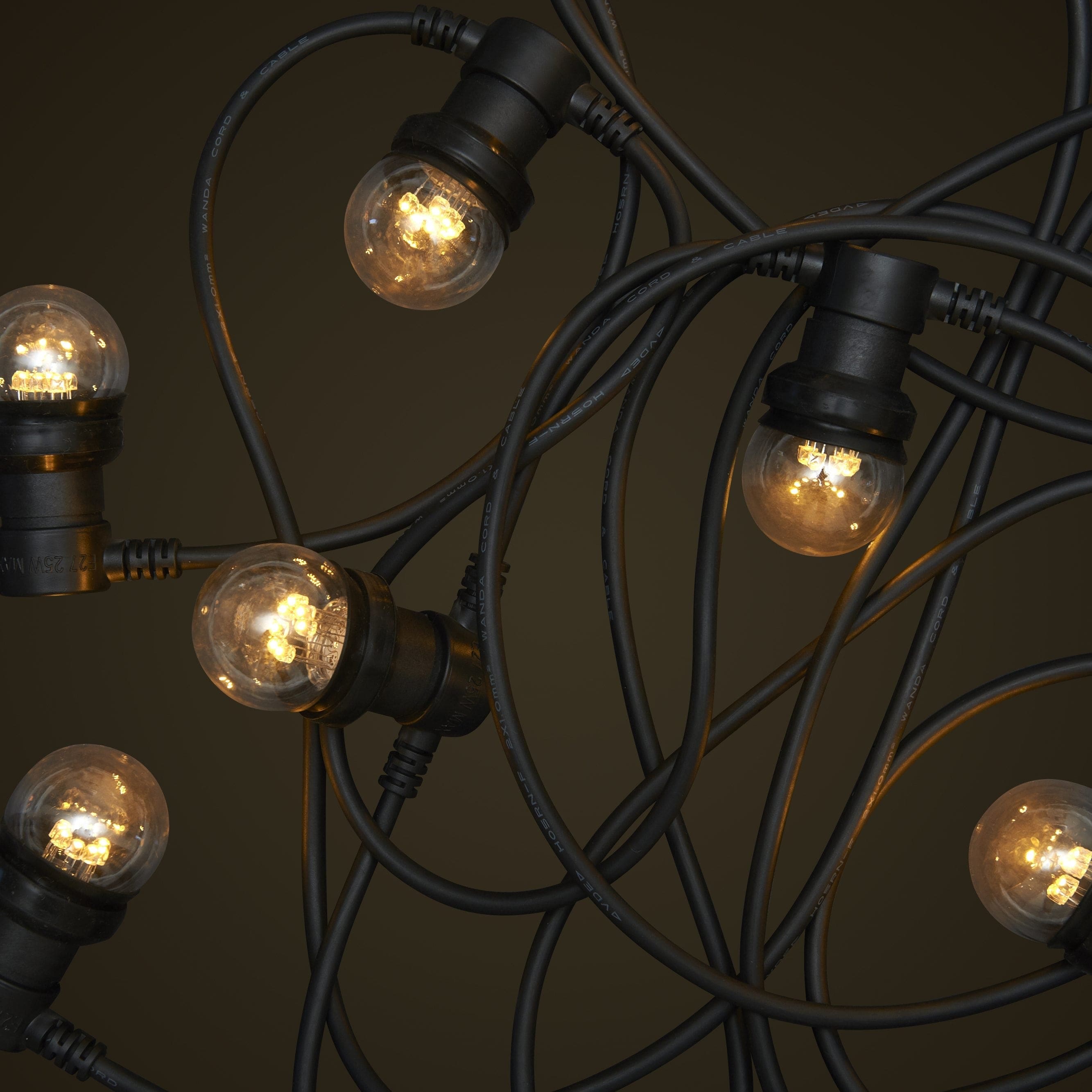 Commercial Festoon String Lighting System - Outdoor Festoon Lights Commercial Festoon String Lighting System - Outdoor Festoon Lights